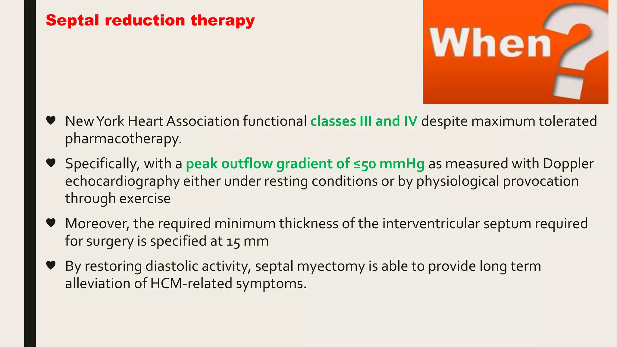 Hypertrophic Obstructive Cardiomyopathy (HOCM) | PPTX