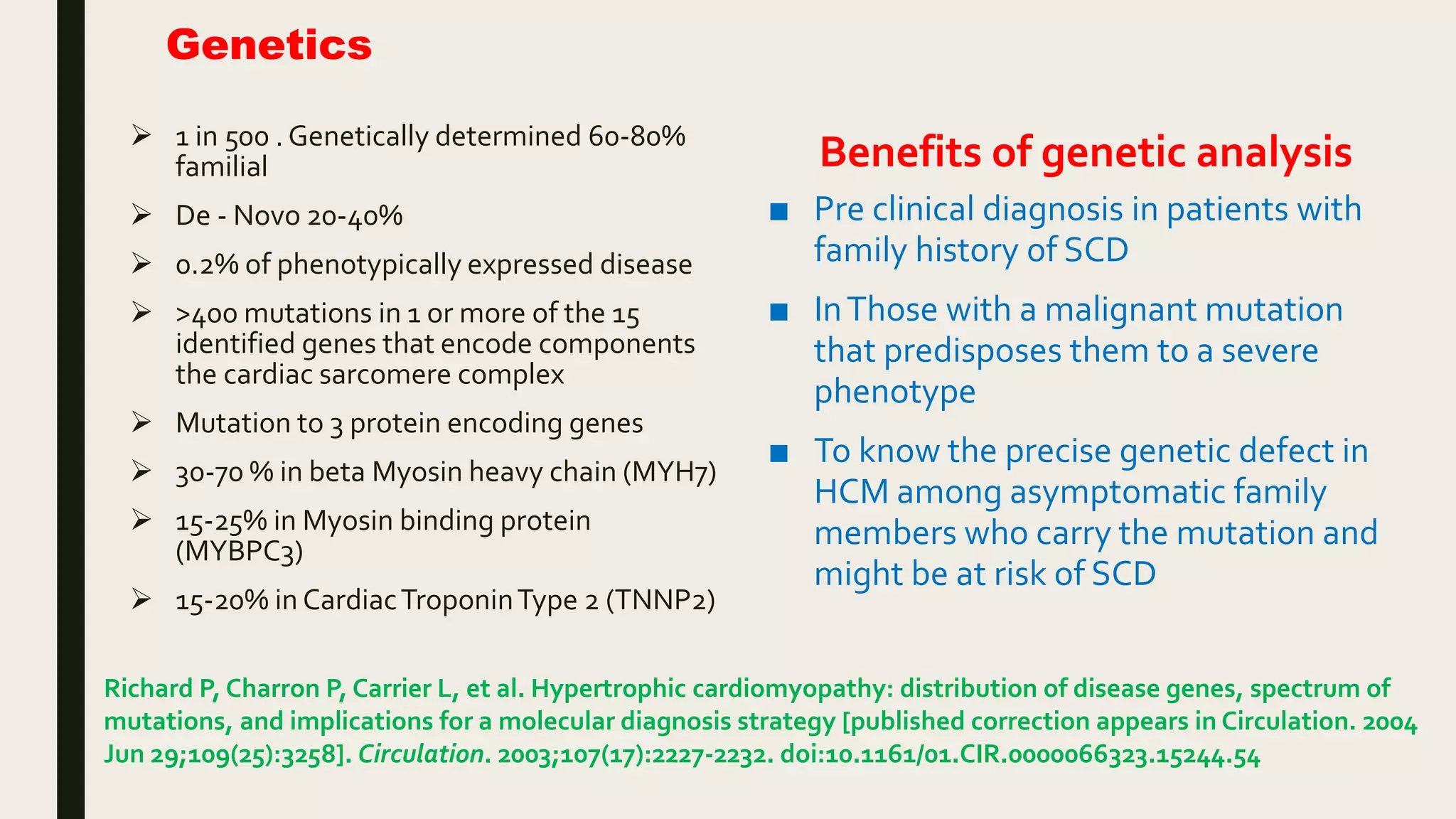 Hypertrophic Obstructive Cardiomyopathy (HOCM) | PPTX