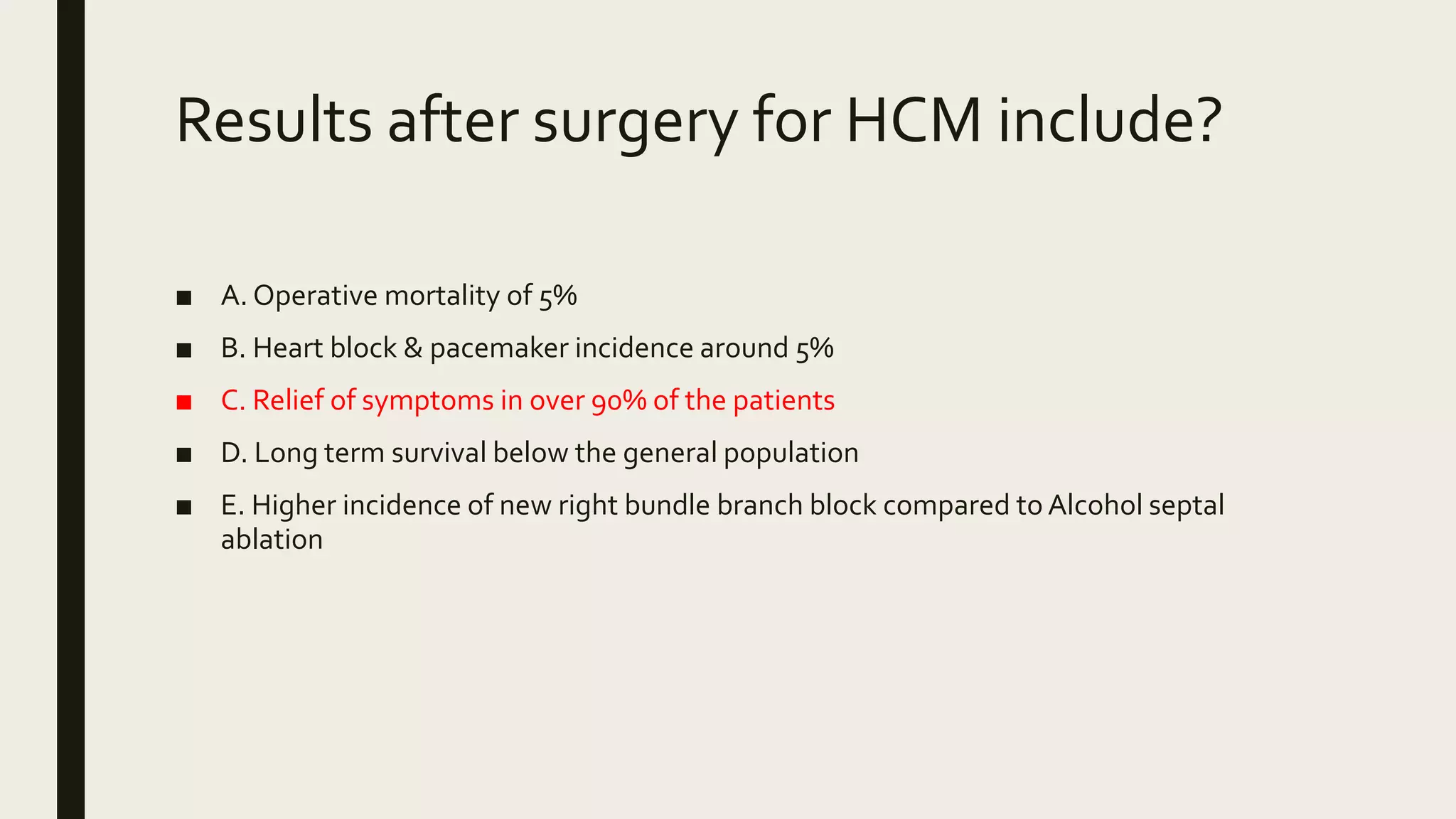Hypertrophic Obstructive Cardiomyopathy (HOCM) | PPTX