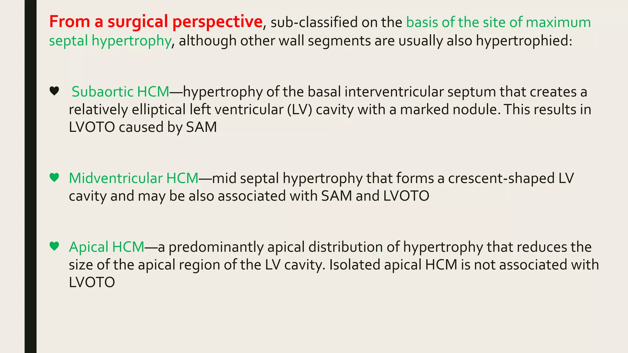 Hypertrophic Obstructive Cardiomyopathy (HOCM) | PPTX