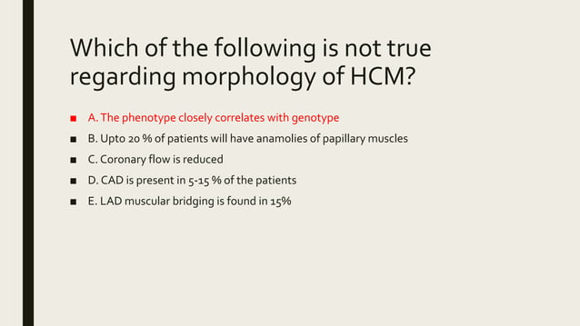 Hypertrophic Obstructive Cardiomyopathy (HOCM) | PPTX | Heart and ...