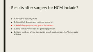 Hypertrophic Obstructive Cardiomyopathy (HOCM) | PPTX