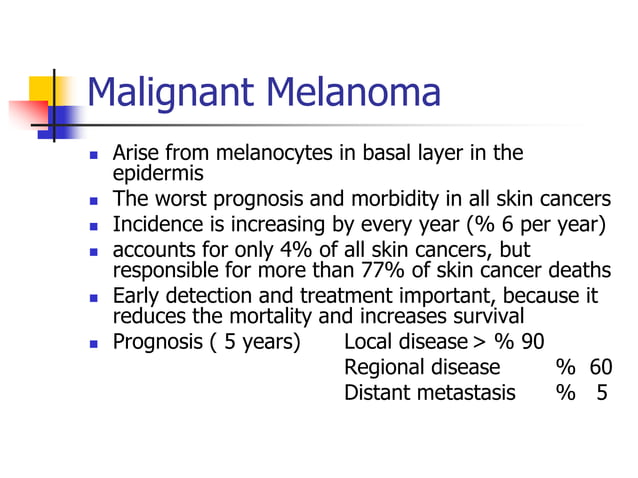 Surgical Treatment of Malignant Melanoma-1.ppt | Skin and Dermatology ...