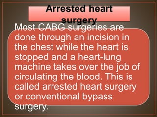 Surgical treatment of myocardial ischemia | PPTX