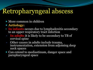Retropharyngeal Abscess Drainage