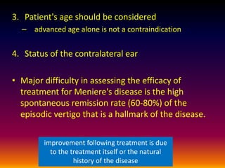Surgical treatment of peripheral vestibular disorders | PDF
