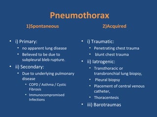 Surgical Treatment of Pleural Diseases | PPT