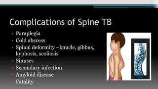 Surgical treatment of spinal TB | PPTX