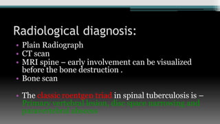 Surgical treatment of spinal TB | PPT