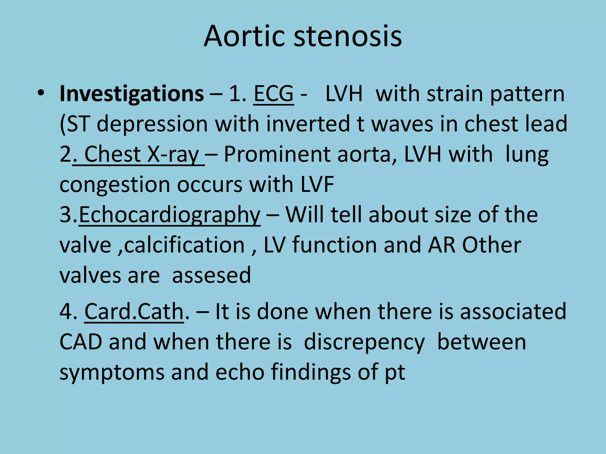 Surgical treatment of Valvular Heart diseases | PPTX