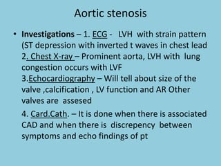 Surgical treatment of Valvular Heart diseases | PPTX