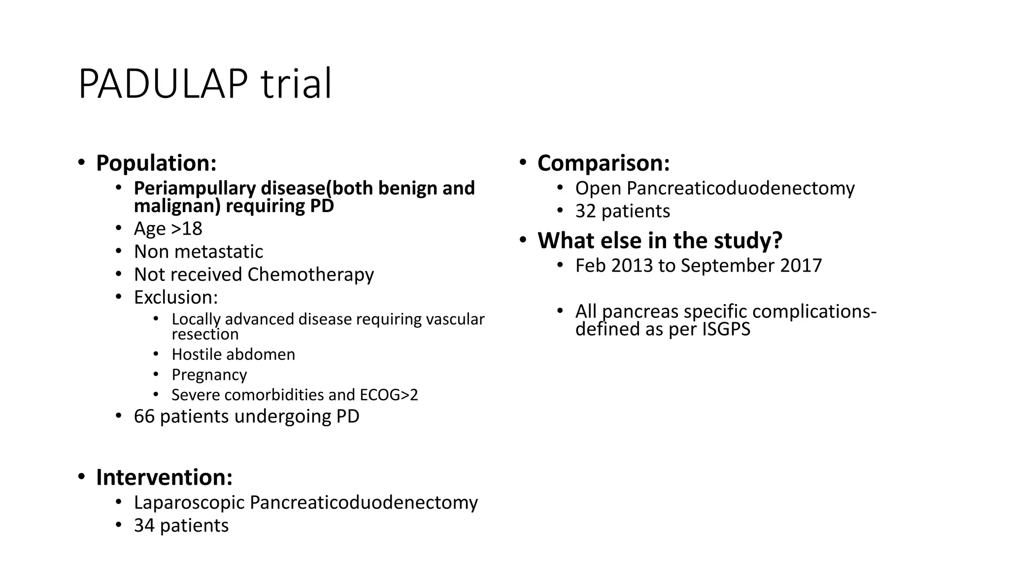 Surgical Trials in Pancreatic Ductal AdenoCarcinoma (PDAC.pptx