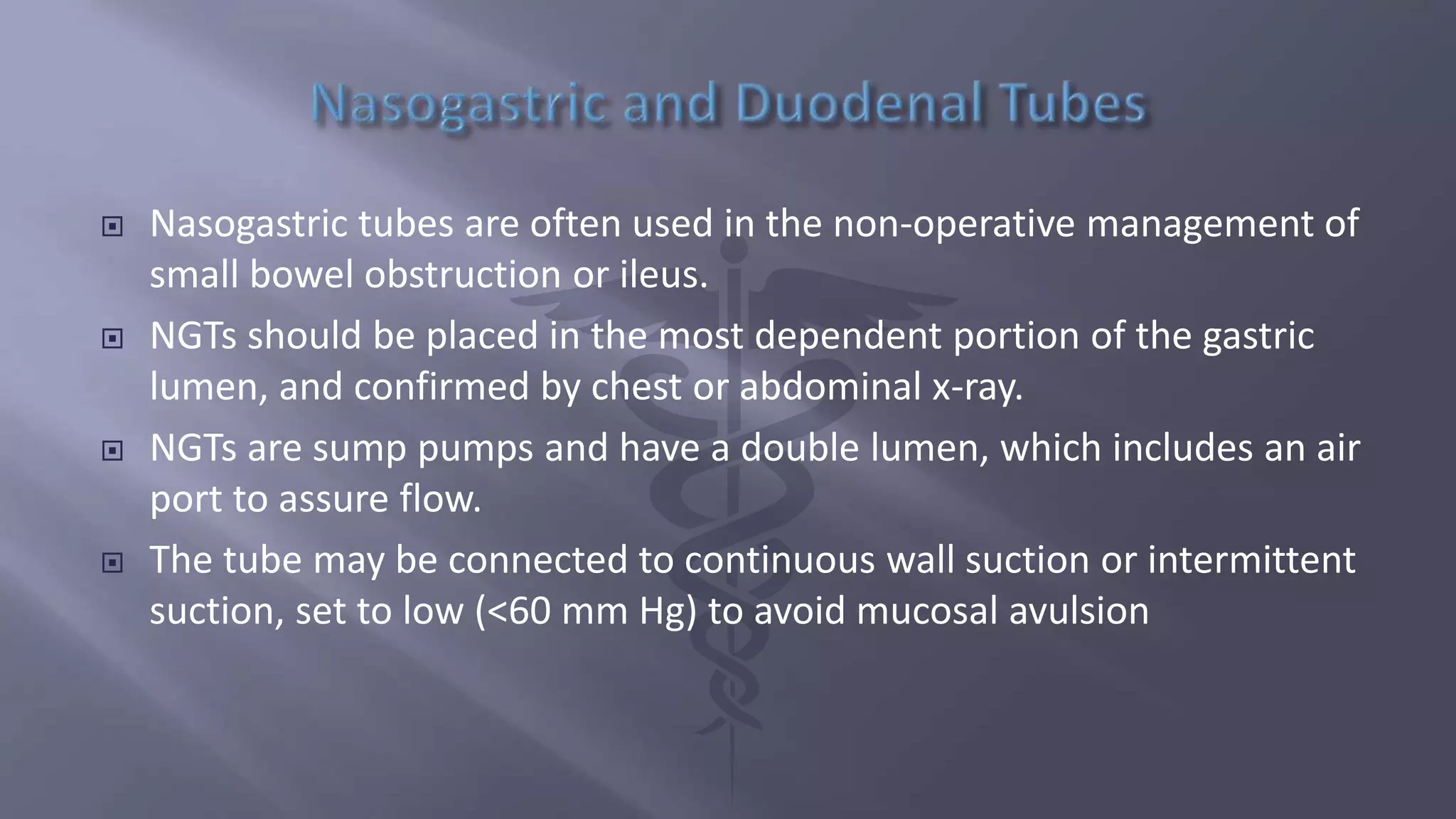 Surgical Tubes used in General Surgery | PPTX
