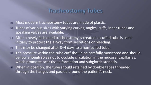 Surgical Tubes used in General Surgery | PPTX