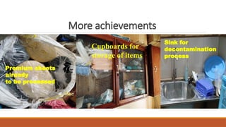 Surgical ward proggress report, for infection prevention | PPTX