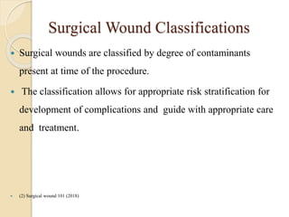 Surgical wound care | PPTX