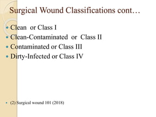 Surgical wound care | PPTX