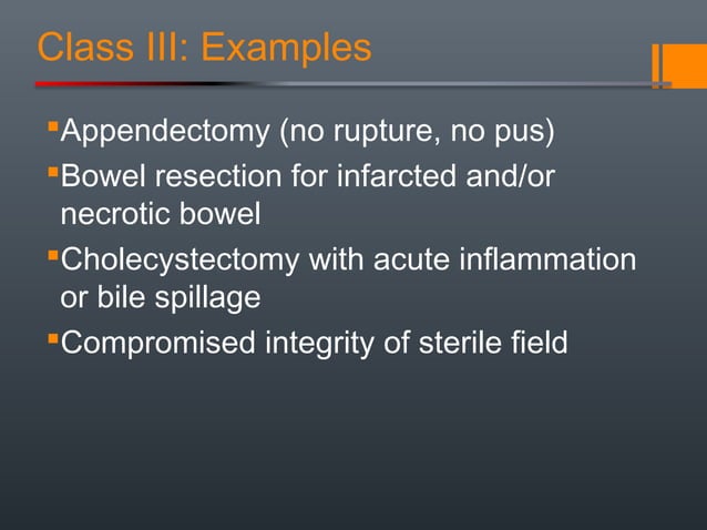Surgical Wound Classification | PPT | Surgery | Medical Health