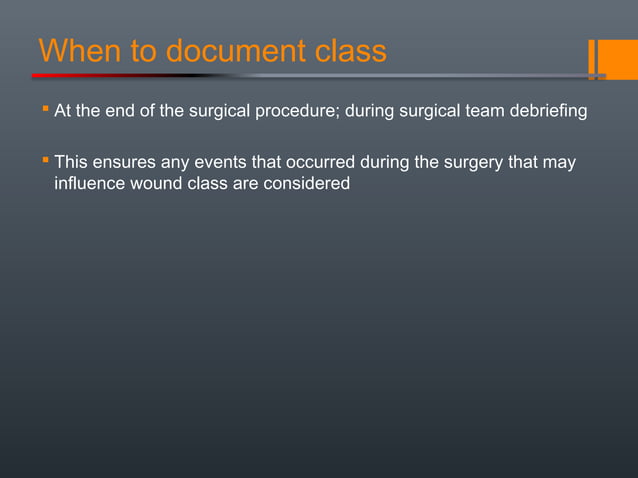 Surgical Wound Classification | PPT | Surgery | Medical Health