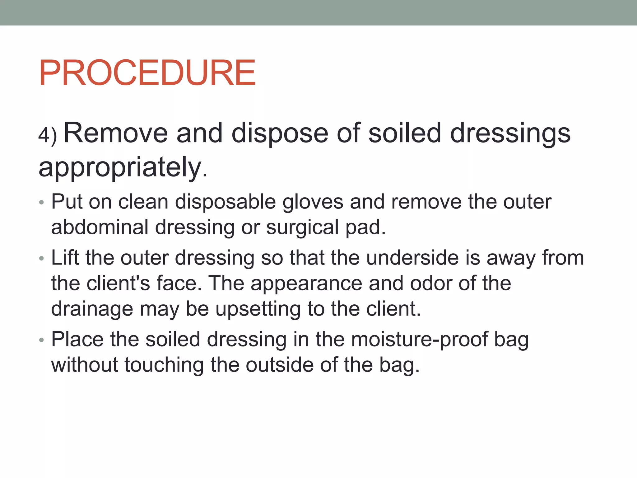 Surgical wound dressing | PPTX