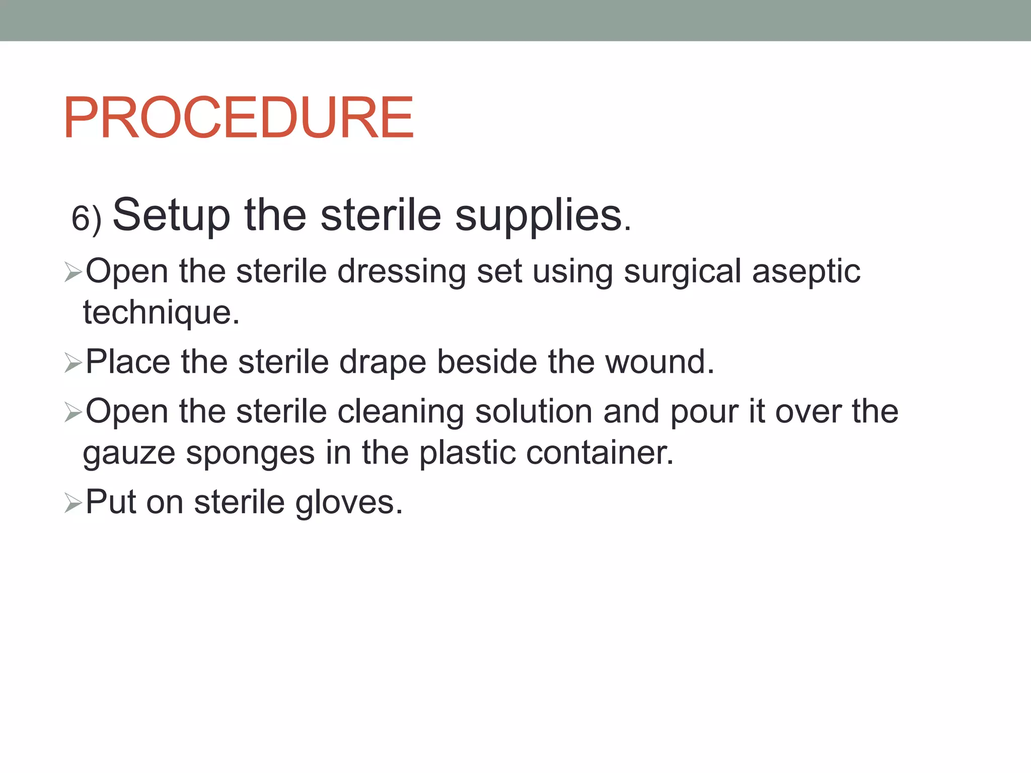 Surgical wound dressing | PPTX
