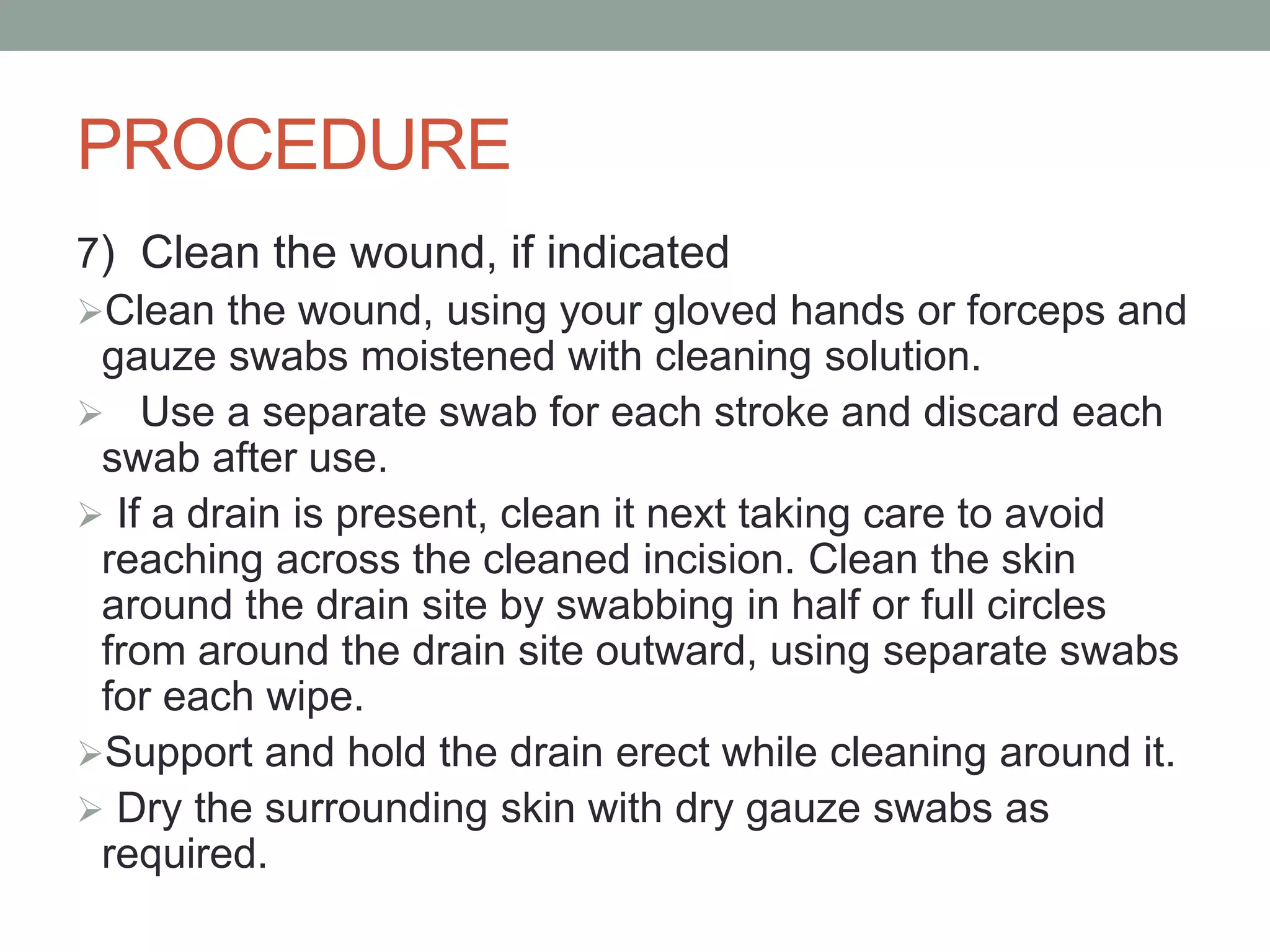 Surgical wound dressing | PPTX