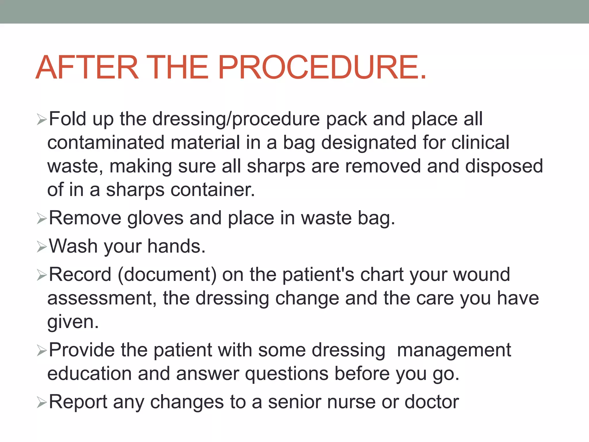 Surgical wound dressing | PPTX