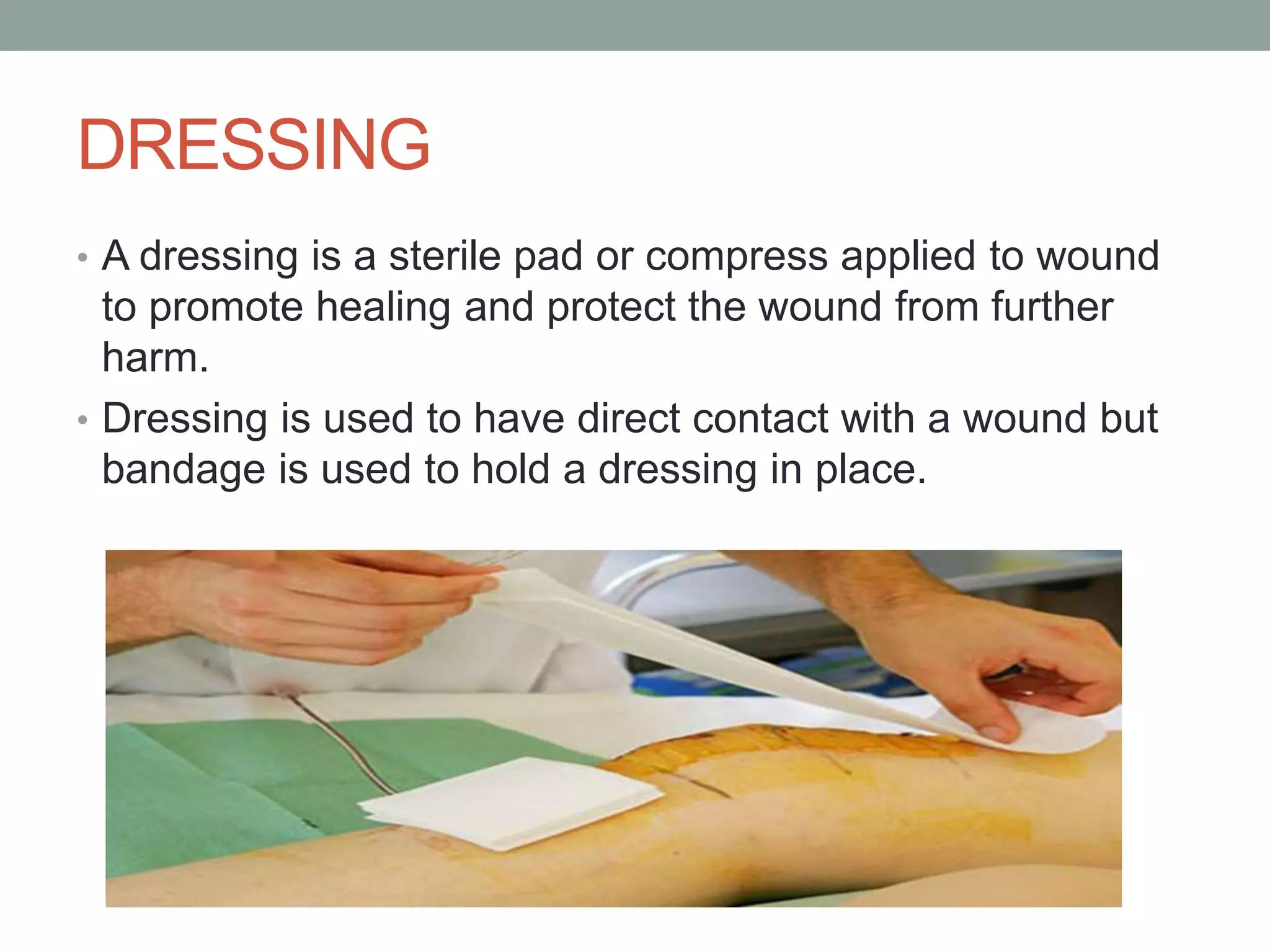 Surgical wound dressing | PPTX