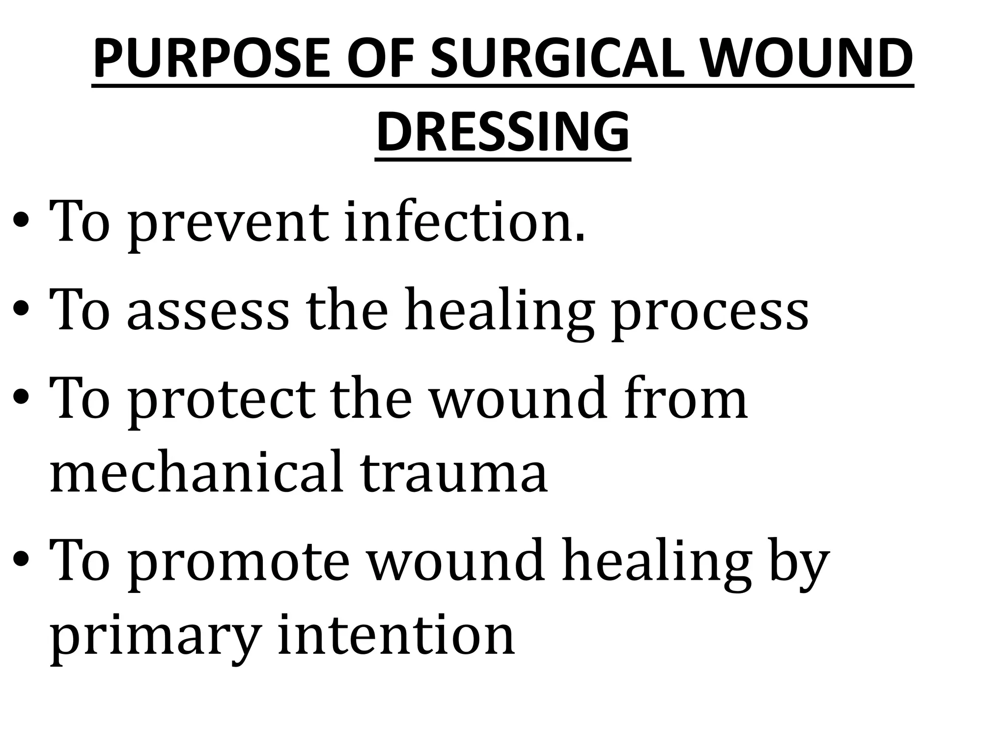 Surgical wound ppt | PPTX