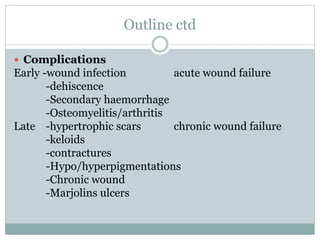 SURGICAL_WOUNDS,CLASSIFICATIONS,WOUND_HEALING_AND_COMPLICATIONS.ppt