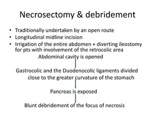 Surg in ac pancreatitis | PPTX