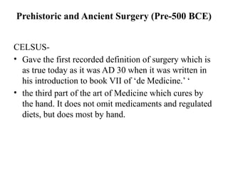 SURG; INTRODUCTION TO JUNIOR SURGERY POSTING AND ORIENTATION, BRIEF ...