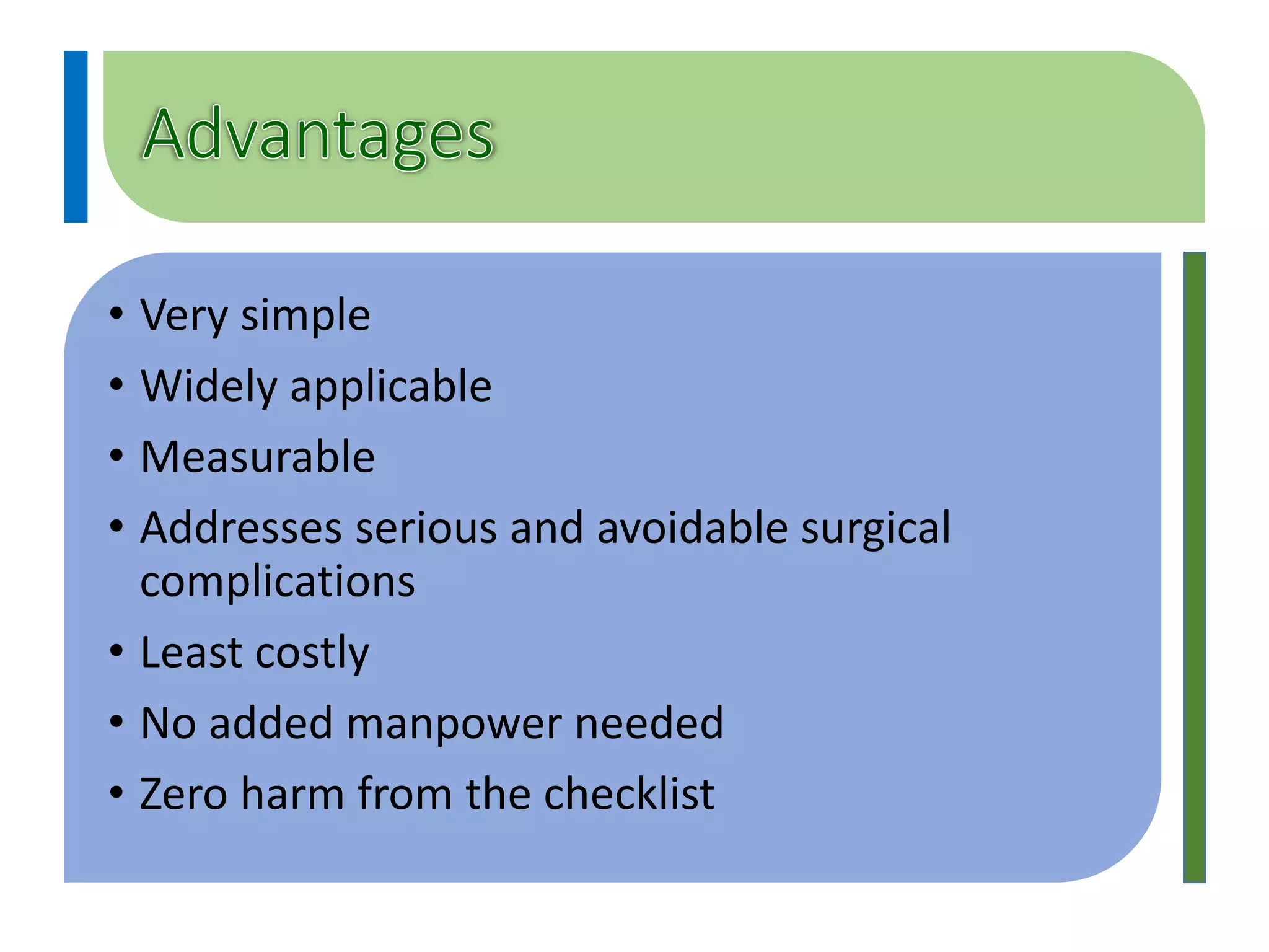 Surg safety checklist: Revisited | PDF