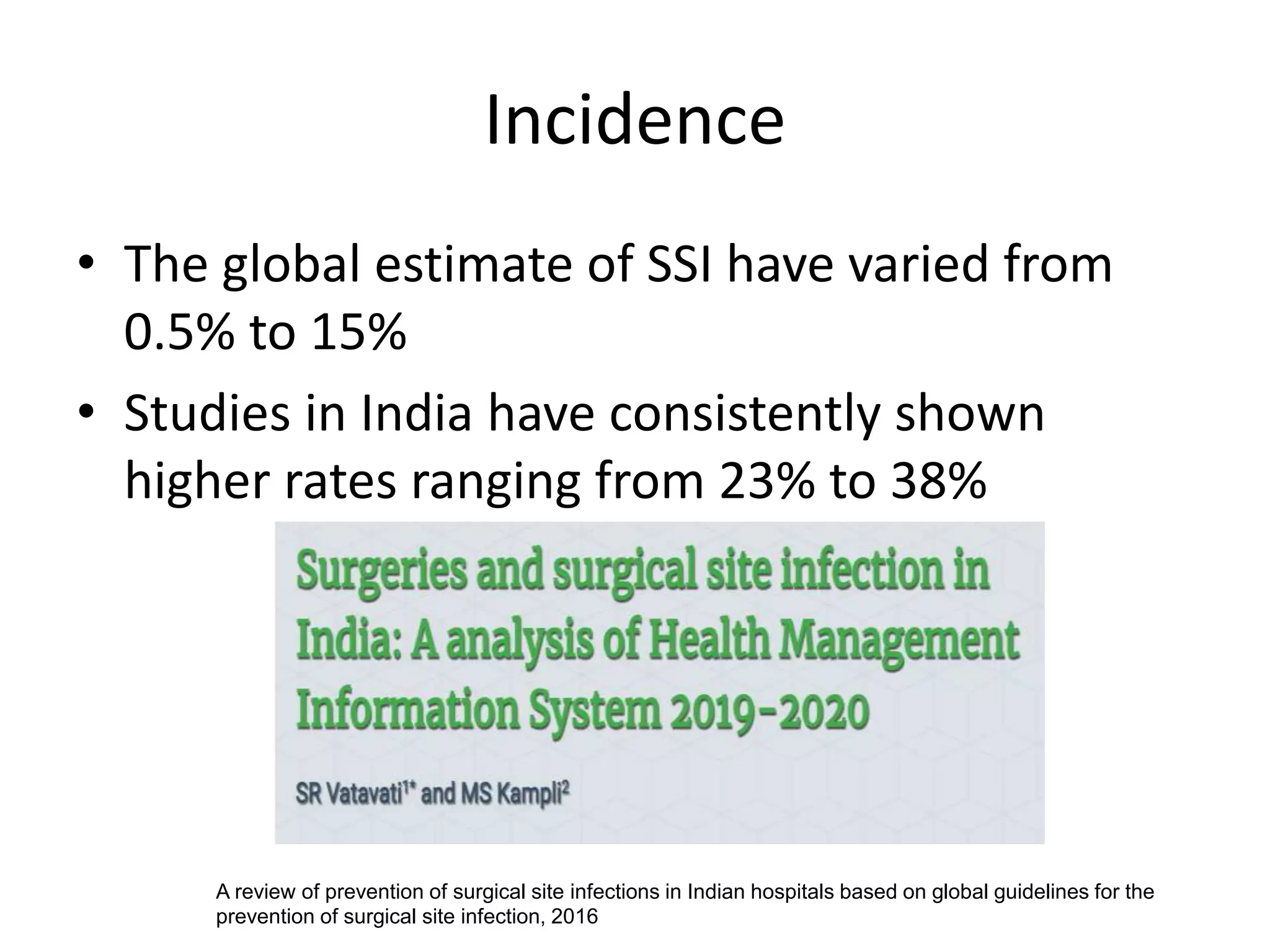 Surgical site infection | PPTX