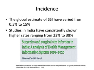 Surgical site infection | PPTX