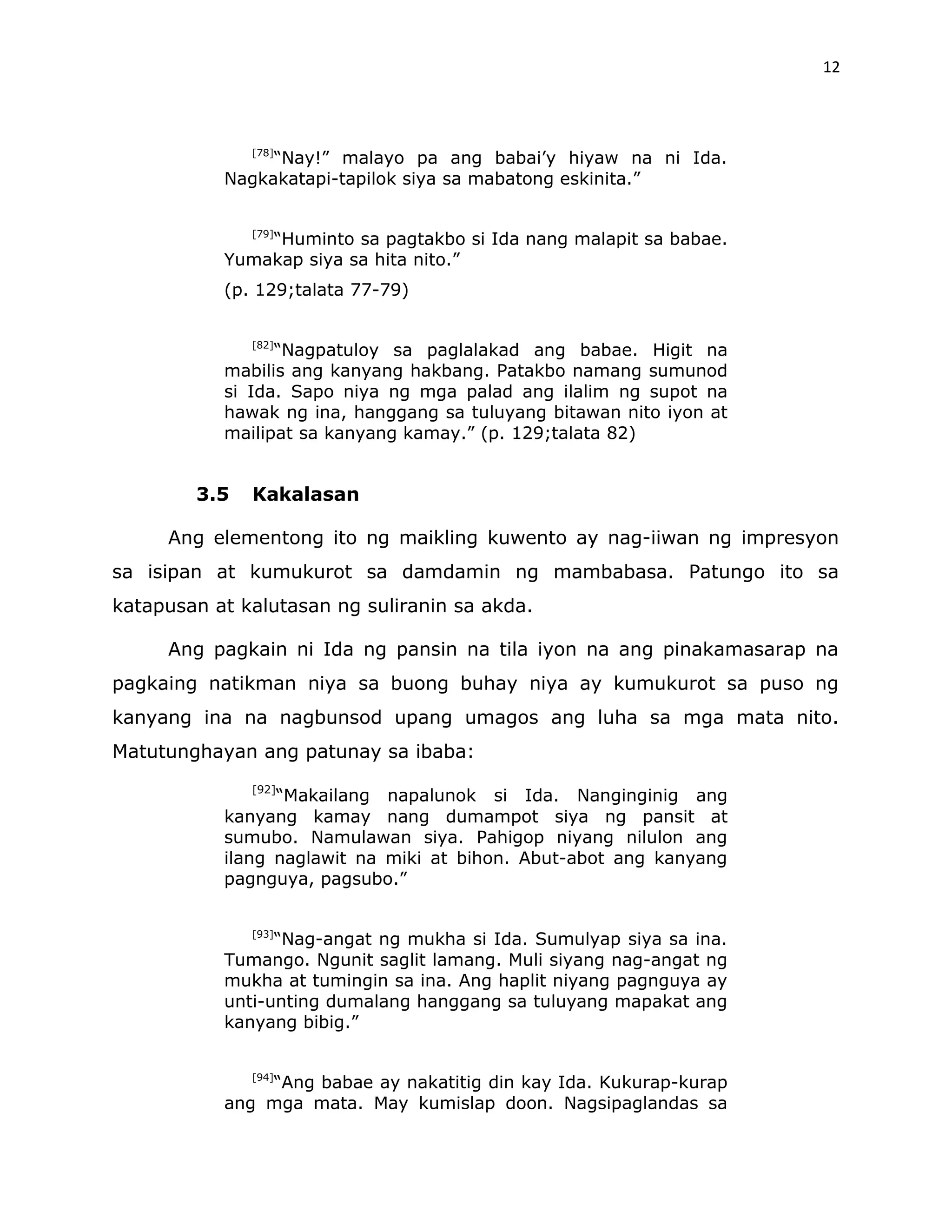 Pagsusuri sa Maikling Kuwento- "Di Maabot ng Kawalang Malay" ni Edgardo ...