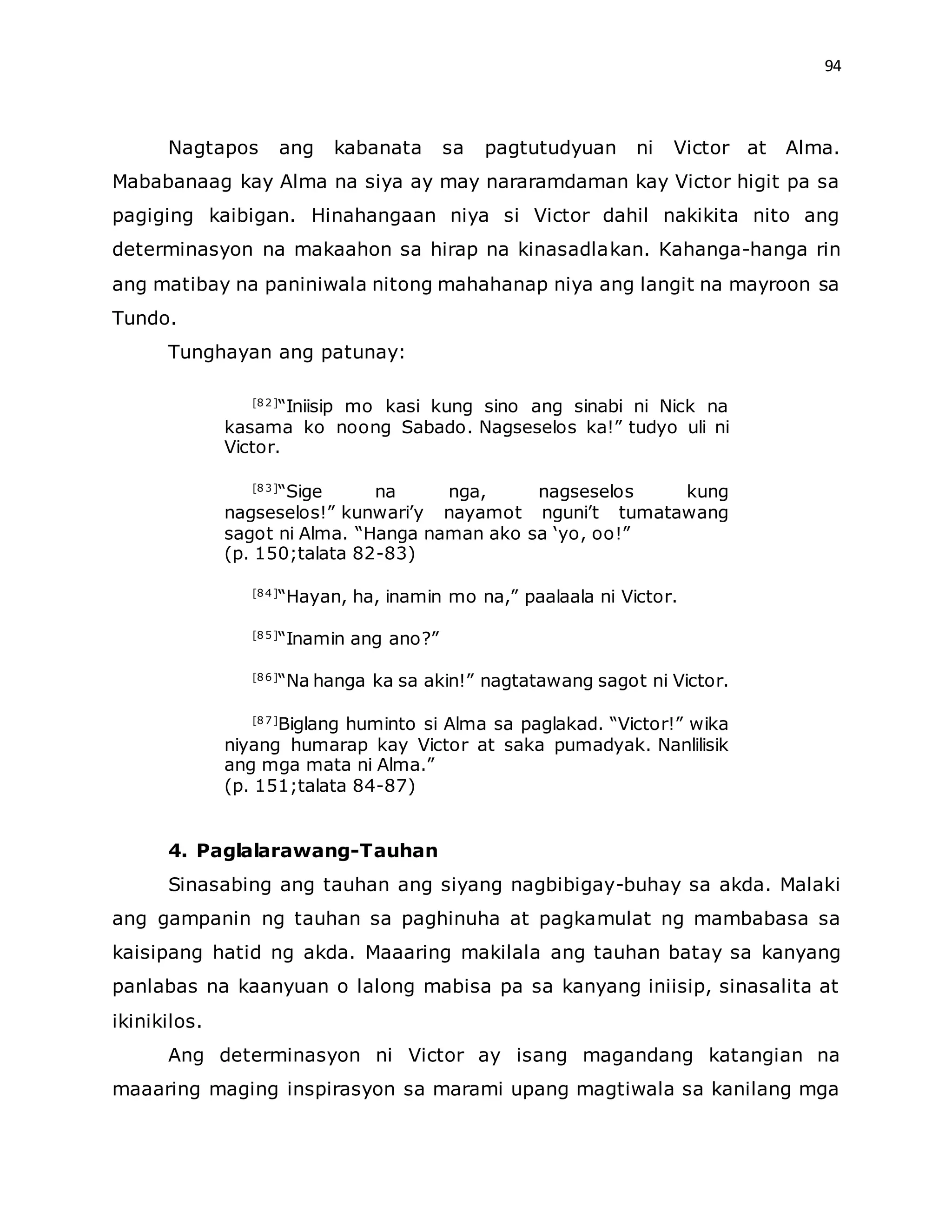 Pagsusuri sa Nobela: "Ang Tundo Man May Langit Din" (Kabanata 8) ni ...