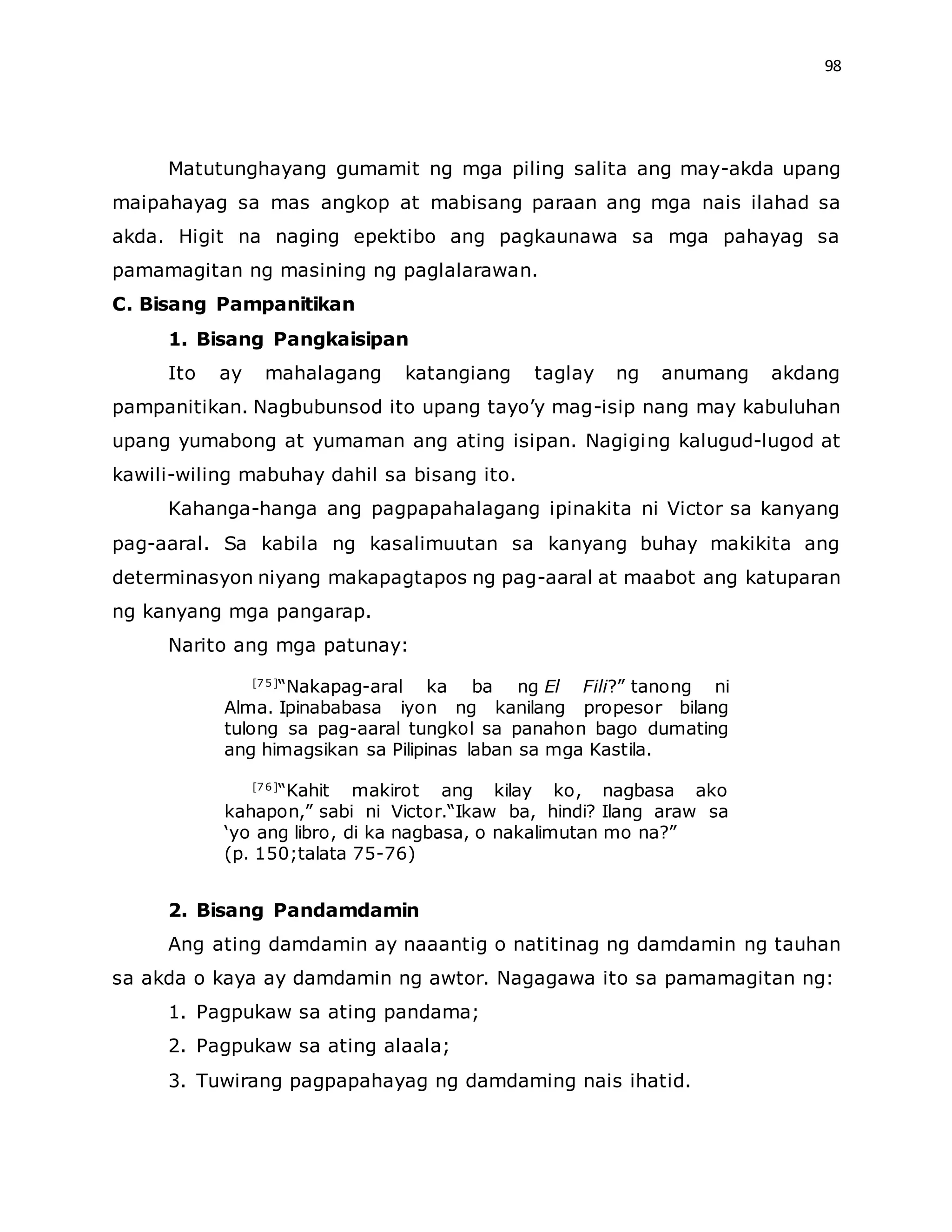 Pagsusuri sa Nobela: "Ang Tundo Man May Langit Din" (Kabanata 8) ni ...