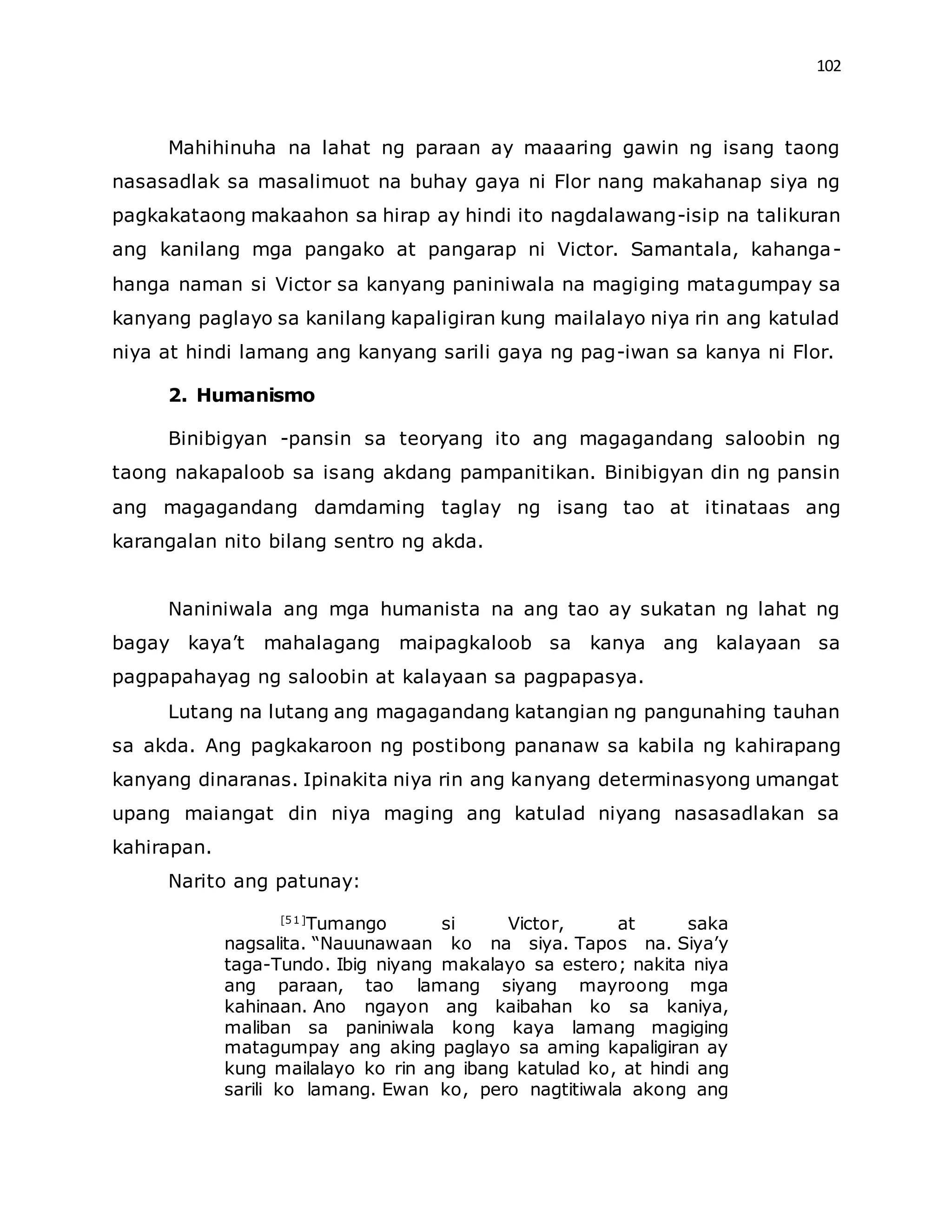 Pagsusuri sa Nobela: "Ang Tundo Man May Langit Din" (Kabanata 8) ni ...