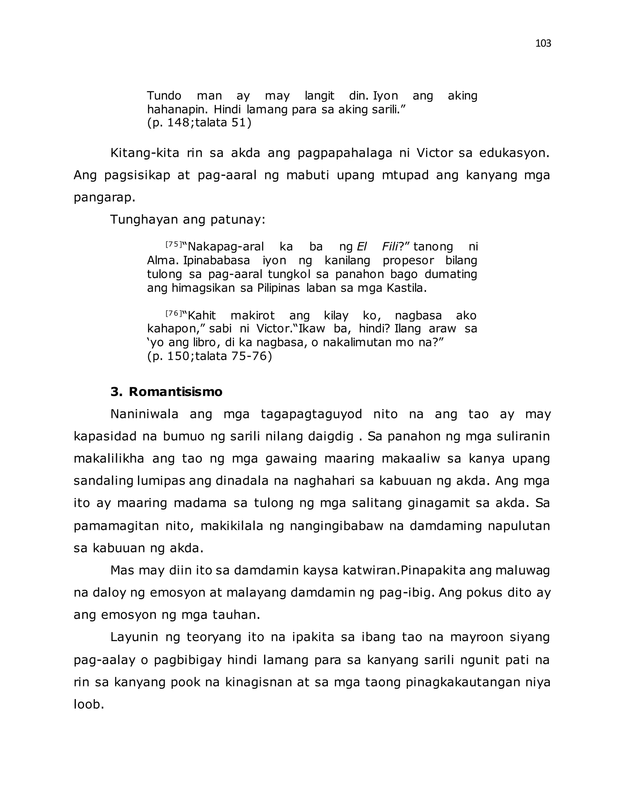 Pagsusuri sa Nobela: "Ang Tundo Man May Langit Din" (Kabanata 8) ni Andres Cristobal Cruz | DOC