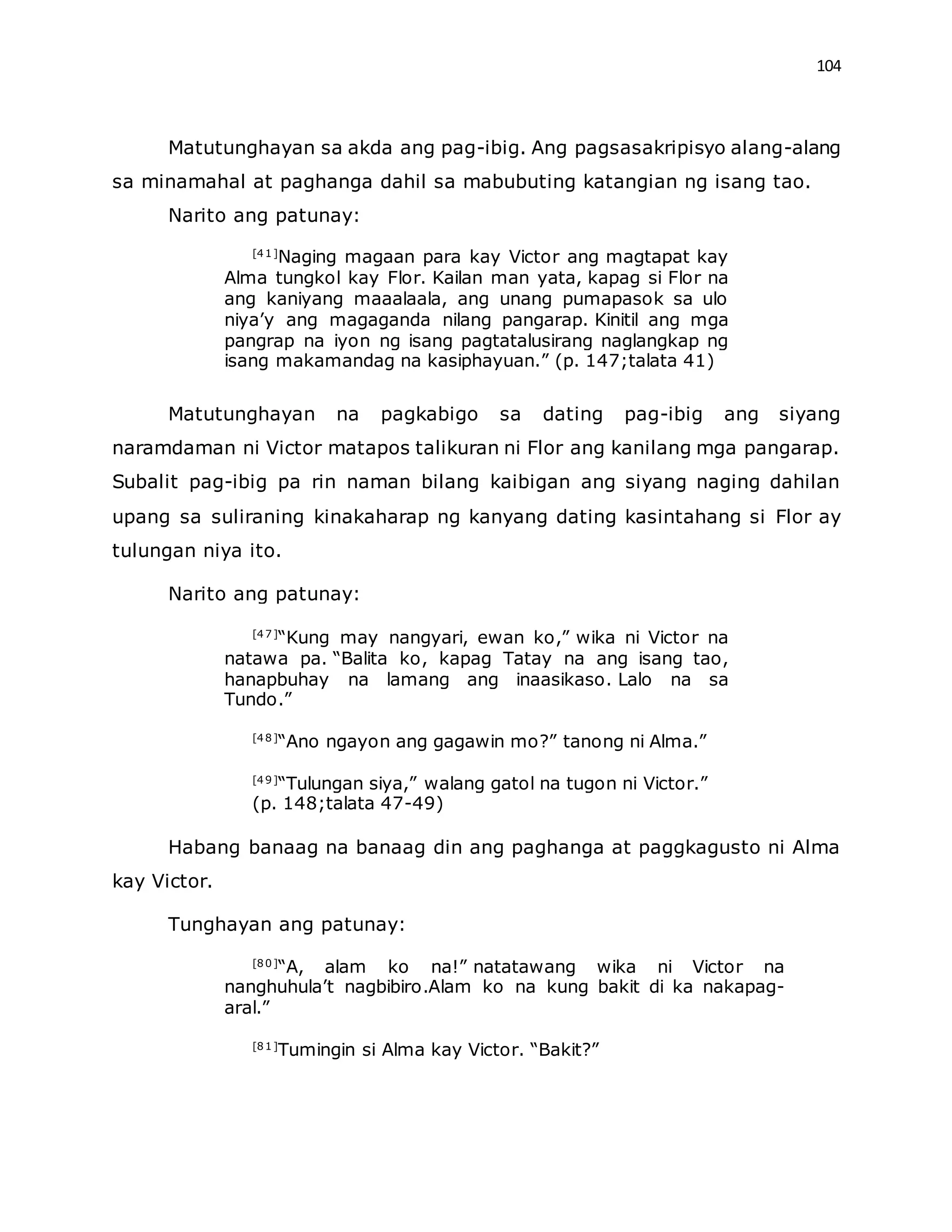 Pagsusuri sa Nobela: "Ang Tundo Man May Langit Din" (Kabanata 8) ni ...