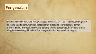 Suriani Abdullah- Tugasan Murid Sejarah KSSM | PPT