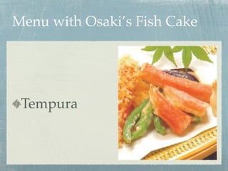 Surimi based product Osakisuisan Fish Cake | PDF