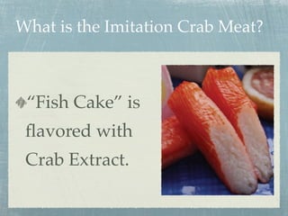 Surimi based product Osakisuisan Fish Cake | PDF