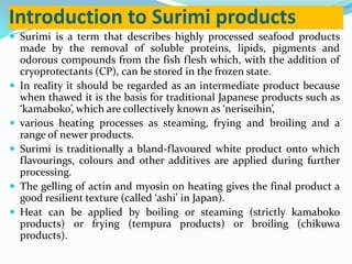 Surimi based products fishery products, B | PPTX