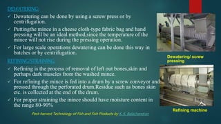 Surimi technology and its property | PPTX