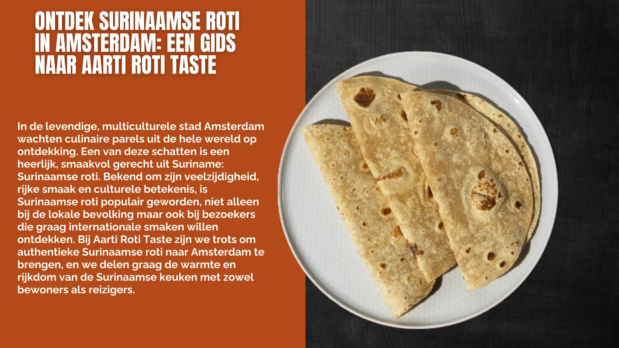 Surinaamse Roti in Amsterdam - Aarti Roti Taste | PDF