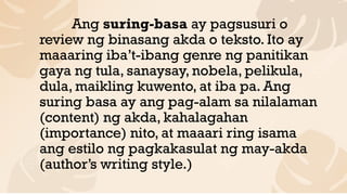 Suring basa.pptxdddddddddddddddddddddddd | PPTX