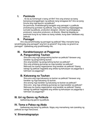 Suring pelikula format | DOC
