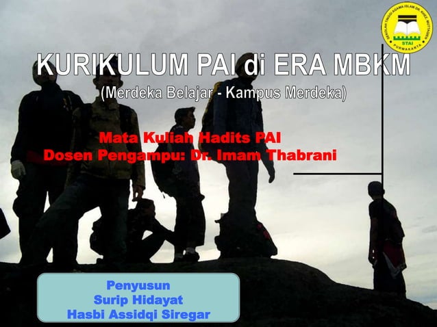 Surip Kurikulum PAI di Era MBKM.ppt